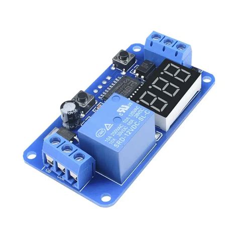 DC 12V LED Display Digital Delay Timer Control Switch Module PLC MechBlock
