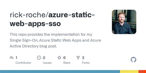 Github Rick Rocheazure Static Web Apps Sso This Repo Provides The