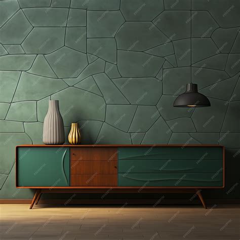 Premium Photo Emerald Expressions A Photorealistic Mid Century Modern Website For 8k Darl