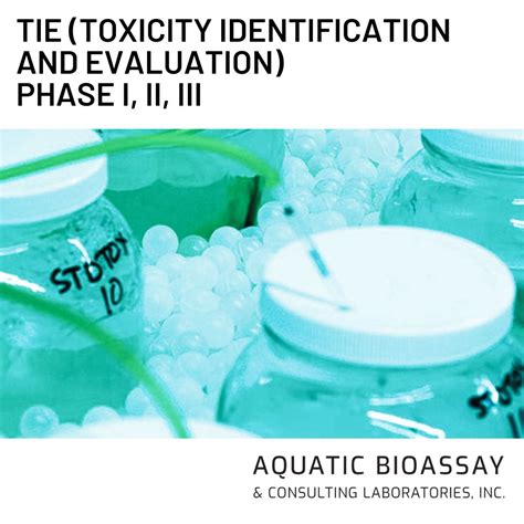 Tie Toxicity Identification And Evaluation Phase I Ii Iii Toxicity