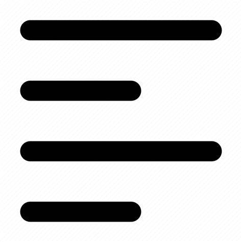 Paragraph Align Center Justify Text Alignment Icon Download On Iconfinder