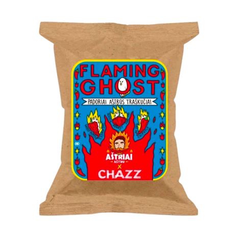 Chazz Flaming Ghost Patate Piccanti Da 50g American Uncle