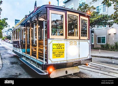 A Traditional San Francisco Municipal Trolley That Connects The City