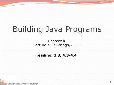 Ppt Building Java Programs Powerpoint Presentation Free Download