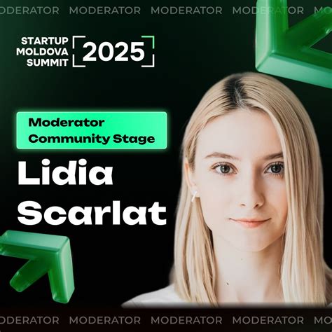 🎤 Meet Lidia Scarlat Moderator Of The Community Stage Creative Producer Entrepreneur