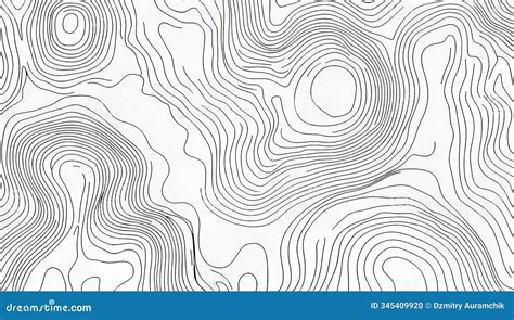 Topographic Map Background Generating A Terrain Elevation Map Grid Map Contour Map Valleys