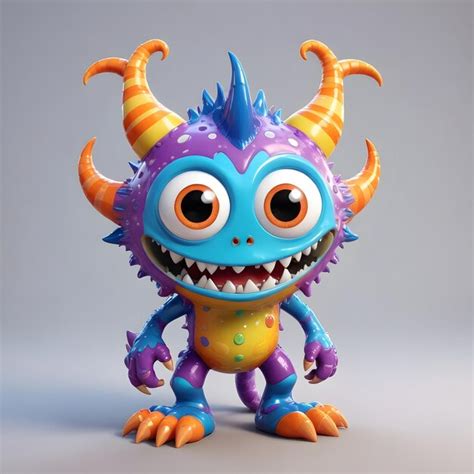 Premium Photo A Blue Monster