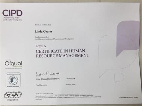 Linda Coates Assoc Cipd On Linkedin So Happy To Have Completed Cipd Level 5 With The Best