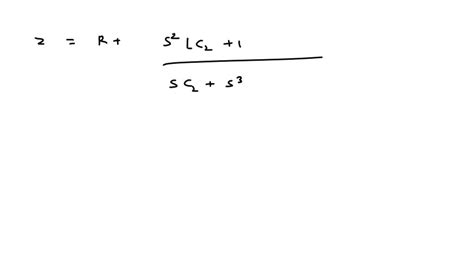 Determine The Driving Point Impedance At The Input Terminals Of The Network Shown In Fig P12 2