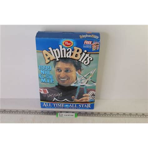 Post Alpha Bits All Time Star Ft Wayne Gretzky Cereal Box Unopened