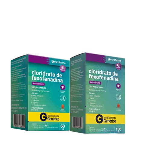 Fexofenadina Suspensão Eurofarma