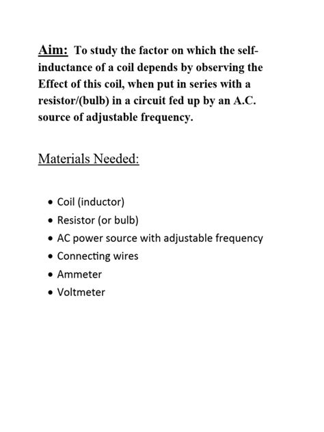 Physics Pdf Inductor Inductance