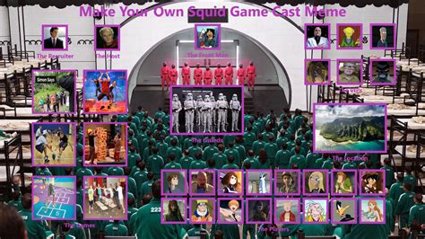 My Squid Game Cast Meme By Chrisarus12 On Deviantart