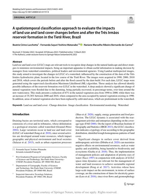 A Spatiotemporal Classification Approach To Evaluate The Impacts Of