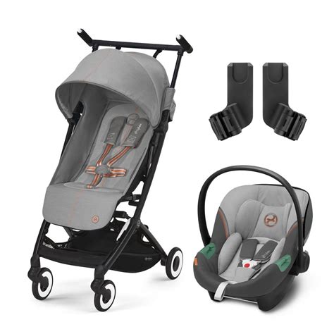 Pack Cybex Duo Poussette Libelle Coque Aton S2 I Size Adaptateurs
