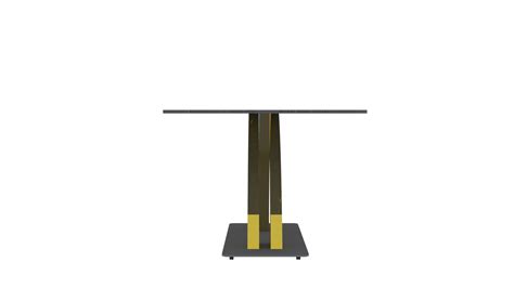 Table Straight Naked D Model Turbosquid