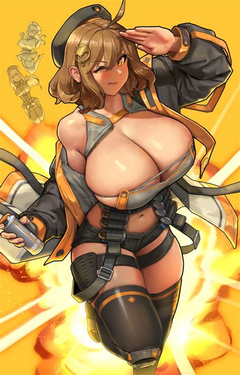 Anis Rapi And Neon Goddess Of Victory Nikke Drawn By Eu Danbooru