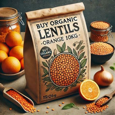 Organic Lentils Yelloworange 20kgza Organic