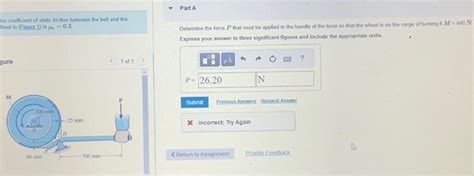 Solved He Cosficient Of Statc Friction Betwoen The Bott And