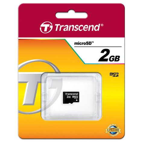 Transcend TS2GUSDC microSD Card 2GB | Rapid Online