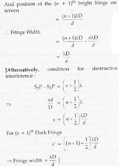 I Draw A Diagram Showing The Youngs Arrangement For Producing A