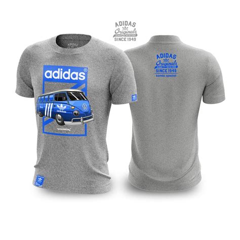 Graphic Tee Ads X Kombi Custom Design Multi Colour Xs 5xl Shopee Malaysia