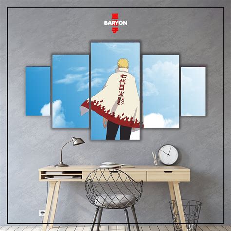 Hiasan Dinding Kayu Baryon Wall Hanging Naruto Uzumaki Boruto 1set