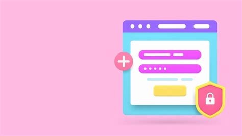 Premium Vector Online Account Authorization Login Password Web Page