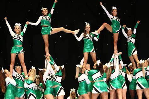 Cheerleaders From Stirling University Csu Showcase Event 13th April