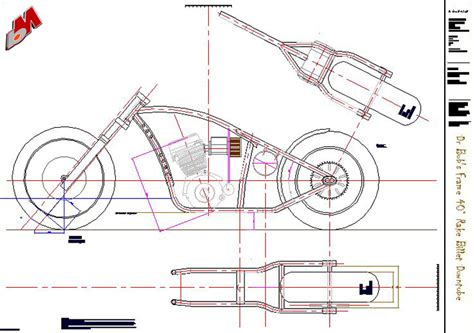 Chopper Bicycle Frame Plans