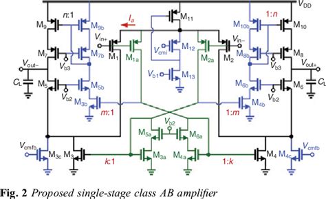 Figure 2 From Single Stage Class Ab Operational Amplifier For Sc Circuits Semantic Scholar