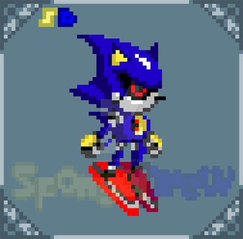 [sonic] Metal Sonic Sprite By Sansdrew250 On Deviantart