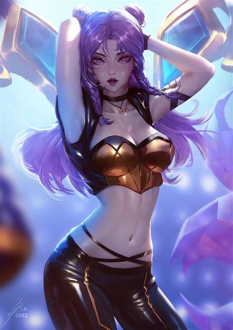 K Da Kaisa Fanart By Raikoart R Leagueoflegends