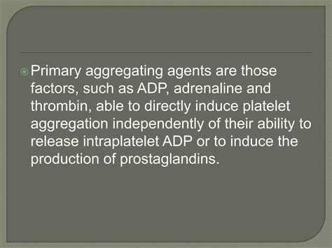Platelet Aggregation Pptx