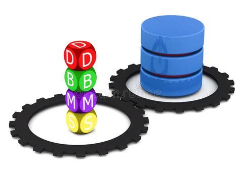 Database Management System Stock Illustration Illustration Of Cogs