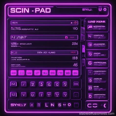 Mysterious Sci Fi Data Pad Stable Diffusion Online