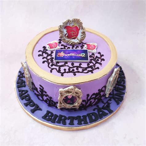 Disney Descendants Cake Descendants Theme Cake Disney Theme Cake