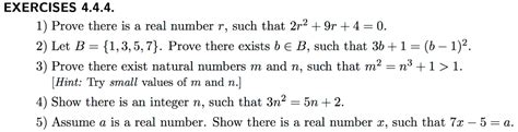 Solved EXERCISES Prove There Is A Real Number R Chegg