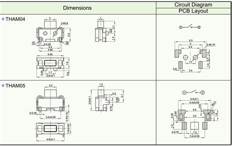 Side Button Tact Switches