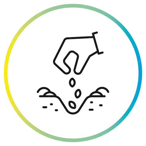 Premium Vector Sow Seed Icon