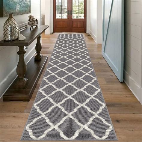 Shacos Runner Rug 2x10 Washable Extra Long Entryway