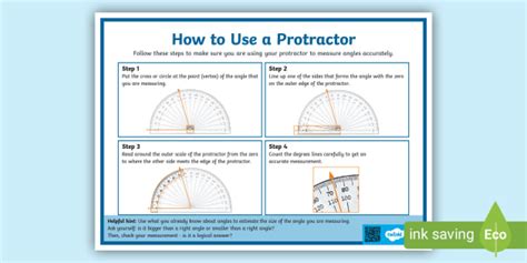 Plotting Points Using A Protractor