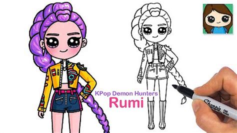 How To Draw Kpop Demon Hunters Characters Youtube