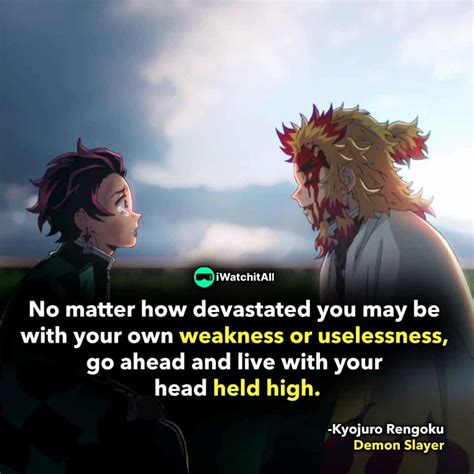 22 Demon Slayer Mugen Train Quotes • Iwa