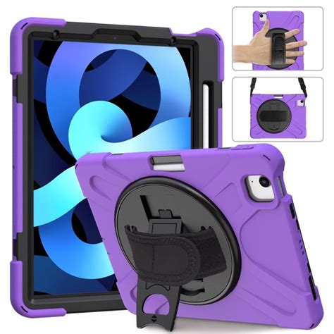 Shockproof Colorful Silicone Pc Protective Case With Holder And Should Protective Cases Ipad