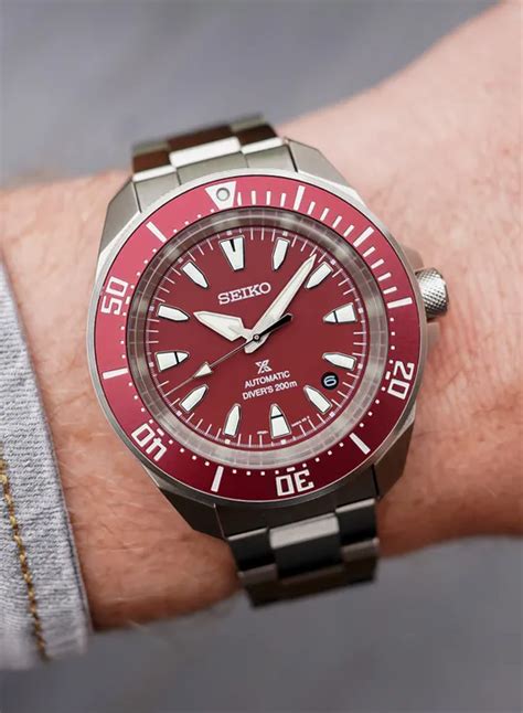 Seiko Prospex Srpl11 Srpl11k1 Diver Samurai Shog Urai Red Dial