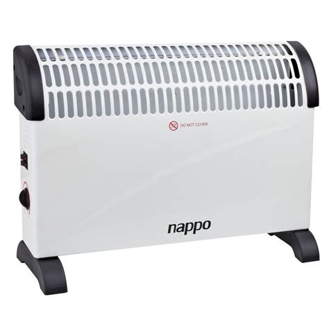 Estufa Convector NAPPO 2000W 3 Niveles De Calor Sensor De Seguridad