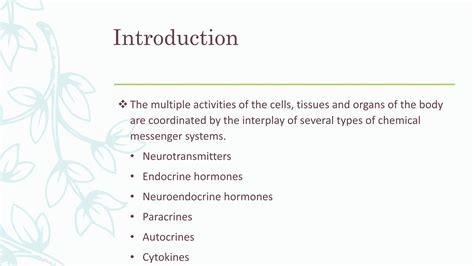 Basic Concepts Of Endocrine System Explained Ppt