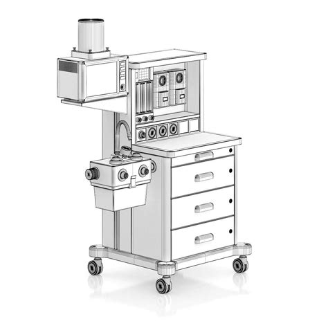 Anesthesia Delivery System 3d Model By Cgaxis