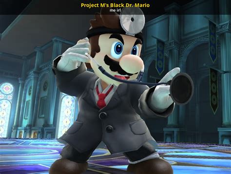 Project Ms Black Dr Mario Mod For Super Smash Bros Wii U Ssb4u Mods